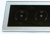 China 7 Layers Metallic Brushed 3mm Tempered Glass Control Panel Customizable for sale