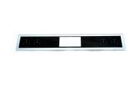 China 7 Layers Metallic Brushed 3mm Tempered Glass Control Panel Customizable for sale
