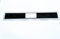 China 7 Layers Metallic Brushed 3mm Tempered Glass Control Panel Customizable for sale