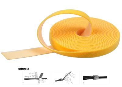 Cina Il legame di nylon del gancio dell'OEM 10mm e della pianta del ciclo lega il doppio nastro con un nastro parteggiato del velcro in vendita