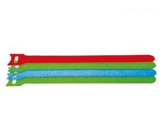 Cina Fascette ferma-cavo riutilizzabili del Velcro verde, gancio posteriore appiccicoso ed involucro del cavo di ciclo per cavo in vendita