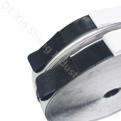 Cina il gancio ed il ciclo autoadesivi di 20mm legano la colla con un nastro calda a 2 pollici della colata di Rolls del Velcro nero in vendita