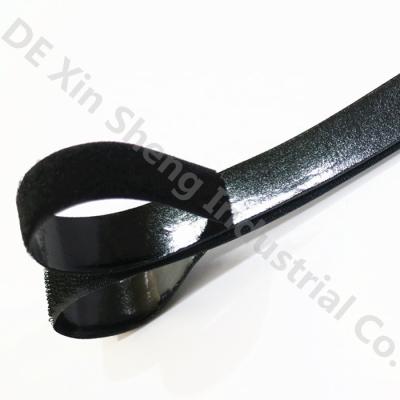 China Clothes Polyester 10mm Adhesive Backed Hook And Loop Tape roll for sale