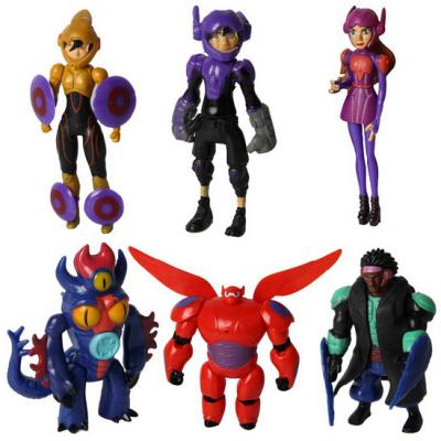 China O plástico grande da coleção de Baymax do herói 6 de Disney brinca à venda