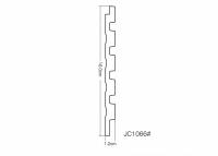 China 15cm  Waterproof Cladding Panels Fluted Wall Cladding Wear Resisting for sale
