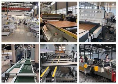 China Anti fechamento de derrapagem do clique do SPC que pavimenta as telhas de assoalho 5mm plásticas de madeira da textura 4mm à venda