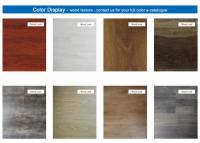 China Click Lock System Spc Flooring Tiles With 1mm Underlayment No Formaldehyde for sale