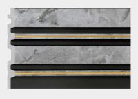 China 15cm  Ps Interior 3d Wall Panels Indoor Wall Cladding Sheets For Decoration for sale