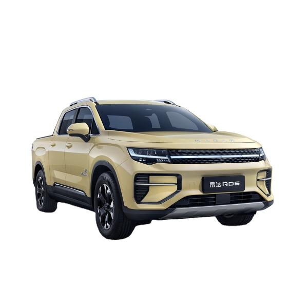 Quality 2023 2024 Geely Ev Car Radar RD6 4 Doors 5 Seaters Pick Up Long Range Electric Pickup Truck 4x4 4wd Cars 5260*1900*1830mm for sale