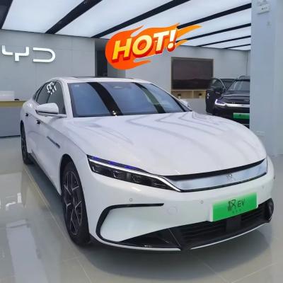 China Byd Han Ev 2023 715 Km Vijf zitplaatsen 4 wielen Elektrische auto Snel Elektrische voertuigen Nieuwe auto's In voorraad Hoogwaardige snelste snelheid for sale