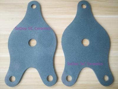 China RSiC setter plates fish cranks By 1650C Recrystallized SiC Ceramic For tablewares Ceramic Kiln Furnitures #Rsicbatt for sale