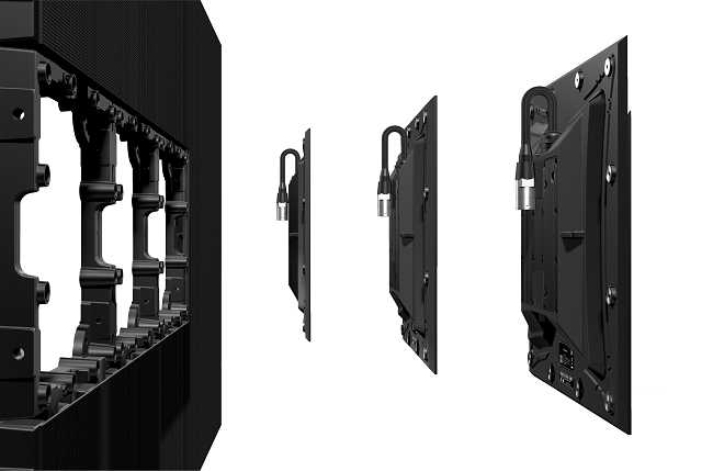 P6.67 Outdoor LED Display Module 320x320mm Cabinet With Die-casting aluminum frame 0