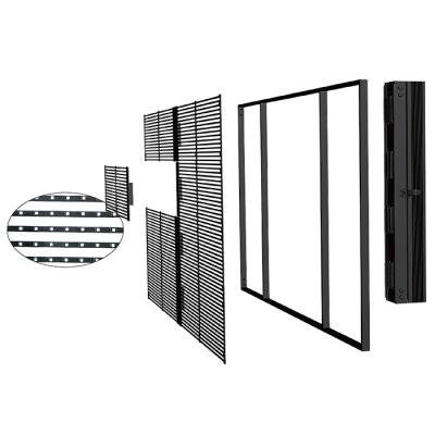 China P5.2 Full Color Indoor Transparent LED Display Transparency 75% For Museum for sale