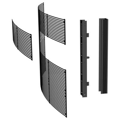 China P10.4 Soft Indoor Transparent LED Display For Concave Video Glass Window for sale