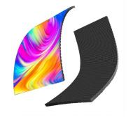 China P4 Flexible LED Display Screen SMD2121 Customized Soft Module For Activities for sale