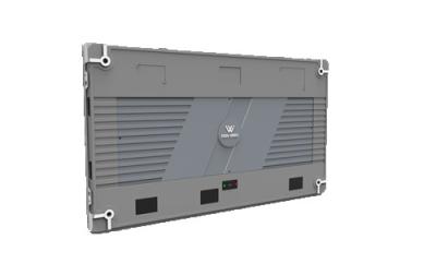 China COB P1.56 Fijn pixel pitch LED display 600x337.5mm Kas met gietmateriaal van aluminium Te koop