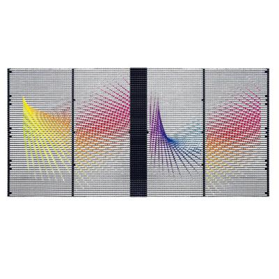 China P5.2-10.4 Outdoor Transparent LED Display Full color High Permeability For Mall for sale