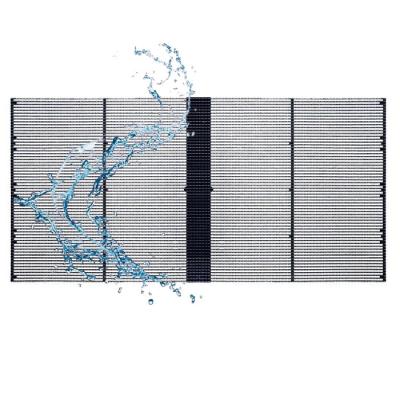 China P5.2-10.4 Outdoor Transparent LED Display High Transparency On Store Glass Wall for sale