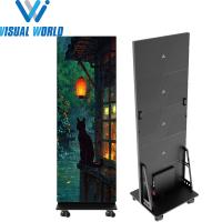 China V-Poster Smart LED Display High Resolution Remote Control Movable Advertisement Machine for sale