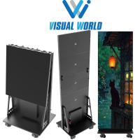 China V-Poster Smart LED Display High Resolution Remote Control Movable Advertisement Machine for sale