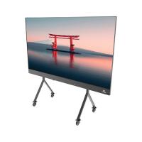 China HD Mobile Stand Smart Interactive Conference COB Display 108-162 inch with 2400×1350 Resolution and Android 11 System for sale