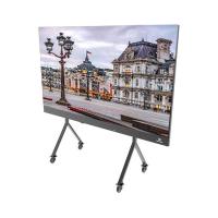 China HD Mobile Stand Smart Interactive Conference COB Display 108-162 inch with 2400×1350 Resolution and Android 11 System for sale