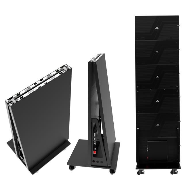 Close-up of LED Poster Display showing thin profile