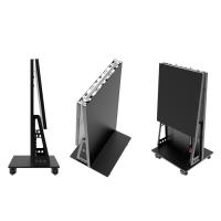 China P0.9 LED Poster Display Die-casting AL Front Service Foldable Wireless Control for sale