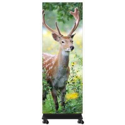 China P1.56 LED Poster Display Casting Aluminium Front Service 1x6 para exposições à venda