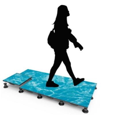 China P2.6 Interactive LED Dance Floor Display Die-casting Aluminum For Theme Parks for sale