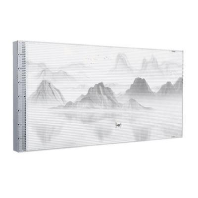 China P8 Adhesive Transparent LED Display Ultra Thin 3mm For Shopping Center for sale