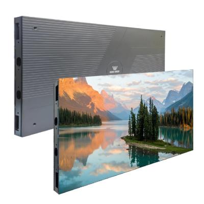 중국 P1.25 얇은 피치 LED 디스플레이 플립-COB 600X337.5mm 프론트 서비스 4kg/카비네트 판매용