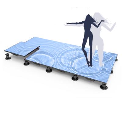 China P2.6 Interactive LED Dance Floor Display SMD1515 High Load-Bearing 2.5T/m² for sale