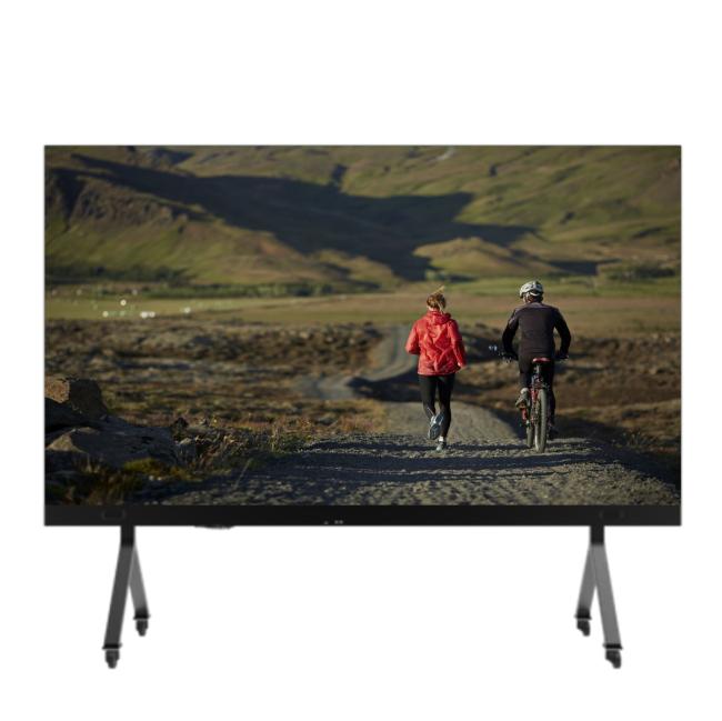 P0.9 Smart Poster LED Screen display in professional setting