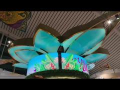 P4 Flexibel LED-scherm Voorzijde 960×720mm Kas voor creatief ontwerp