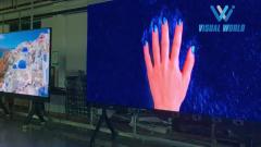 P1.56 Display Poster LED intelligente COB 108 "2400*1350 mm Alluminio da stampo 16: 9