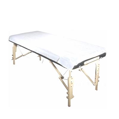 China Flat / With or Without Elastic High Quality Nonwoven Disposable Bedspread Roll Medical Table Bedspreads for sale
