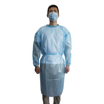 China Eco - Friendly Disposable Isolation Gown Medical Wear AAMI Level 3 for sale