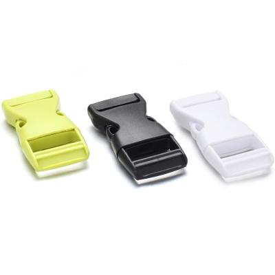 China 1 inch black plastic breakaway buckles for polyester webbing in China for sale
