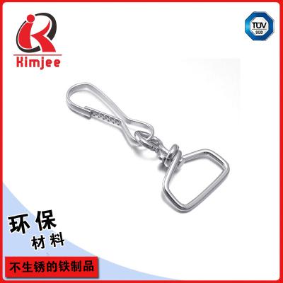 China Bulk nickel steel plated lanyard metal bulldog clips wholesale for sale
