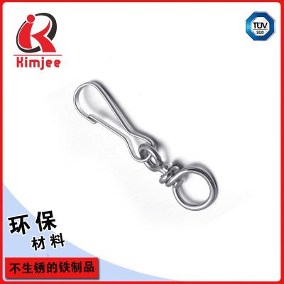 China Custom steel nickel plated swivel lanyards with clips for sale for sale