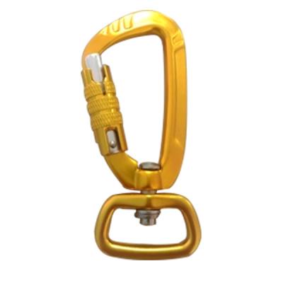 China 1 inch best belay 7075 aluminum carabiner for pet dog leash wholesale for sale