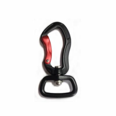 China 1 inch gold lightest aluminum carabiner swivel for dog leash bulk for sale