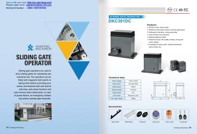 China Operador de la puerta de desplazamiento de DC en venta