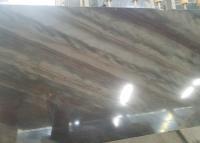 China Quartzite Granite Marble Slabs , Elegant Brown Solid Surface Stone Slab Tiles for sale