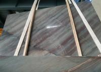 China Quartzite Granite Marble Slabs , Elegant Brown Solid Surface Stone Slab Tiles for sale