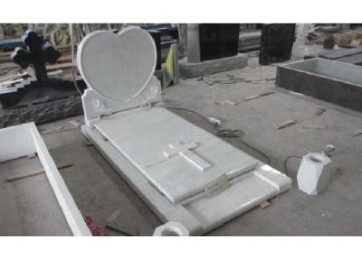 Cina Indicatori gravi del monumento bianco della perla, lapidi semplici di schizzo di marmo per le tombe in vendita