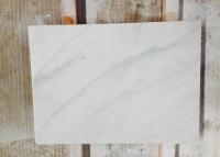 China White / Beige Marble Bathroom Vanity Countertops Polished Solid Surface for sale