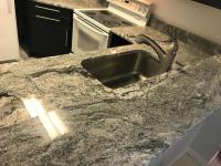 China Decorative White Quartz Kitchen Countertops , Solid Surface Kitchen Countertops for sale