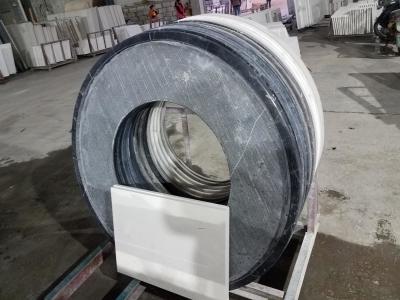China As bancadas pretas da mesa redonda de Nero Marquina marmoreiam a certificação do GV dos tampos da mesa à venda